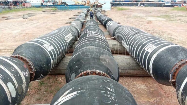 Rubber Rollers used for Rubber Floating Pipelines - Doowin Marine